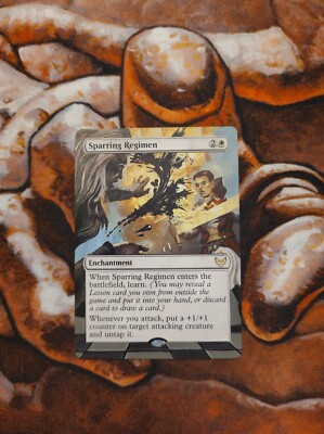 Magic the Gathering Sparring Regimen Hand Painted Unique Custom MTG ...