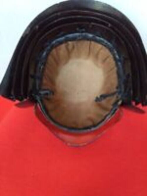 iron menpo yoroi Kabuto mask Armor koshirae Samurai Helmet Kabuto Japan ...