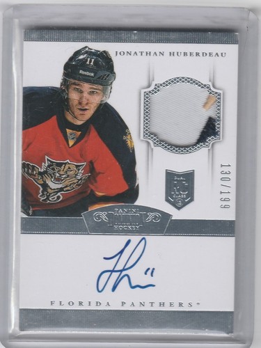 Jonathan Huberdeau Rookie Card 2013-14 Dominion #197 Jersey Autograph ...