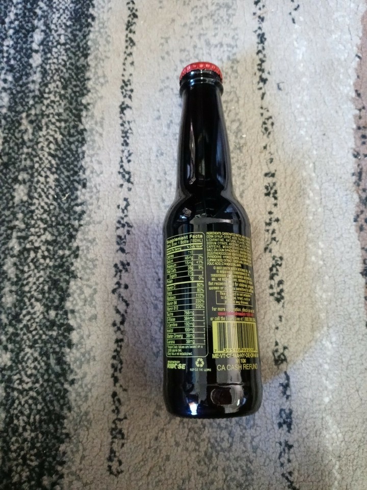 2001 Sobe Adrenaline Rush SEALED AUTHENTIC RARE EXOTIC POP ENERGY DRINK ...
