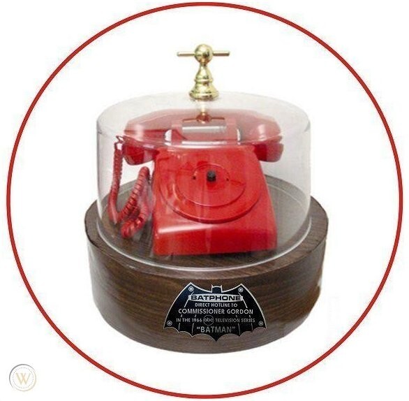 CUSTOM 1966 BATPHONE DISPLAY PLACARD PLAQUE BATMAN TV SERIES | eBay