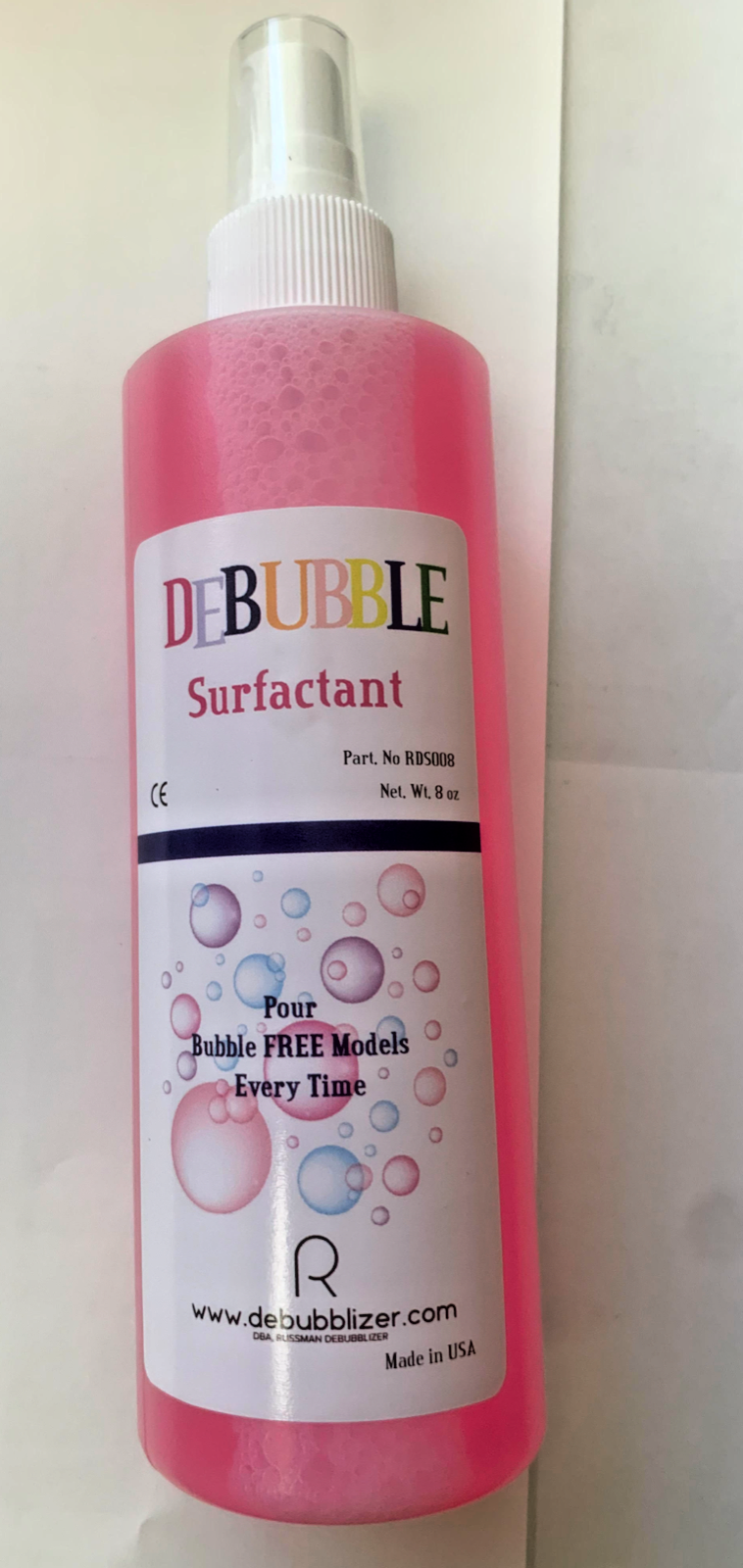DeBubblizer Surfactant, 8oz (236ml) spray Bottle Made in USA - Dental ...