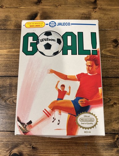 Nintendo NES, Goal! by Jaleco Complete with box, manual, sleeve | eBay