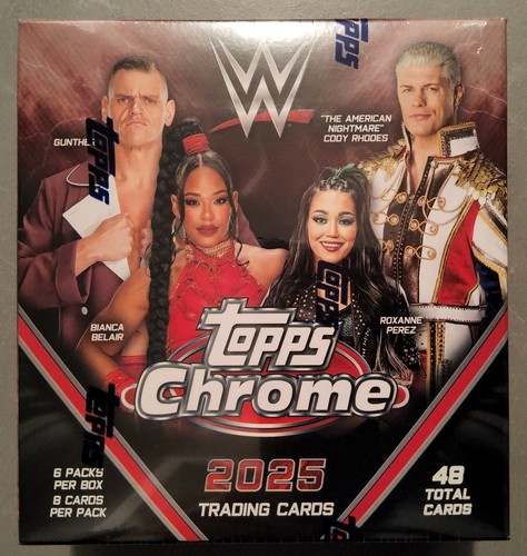 2025 Topps Chrome WWE Mega Box Factory Sealed | eBay