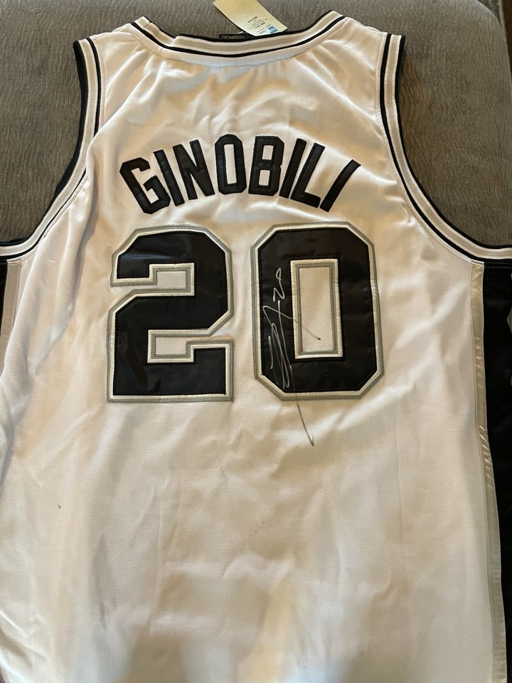 Manu Ginobili Signed NBA San Antonio Spurs Jersey | eBay