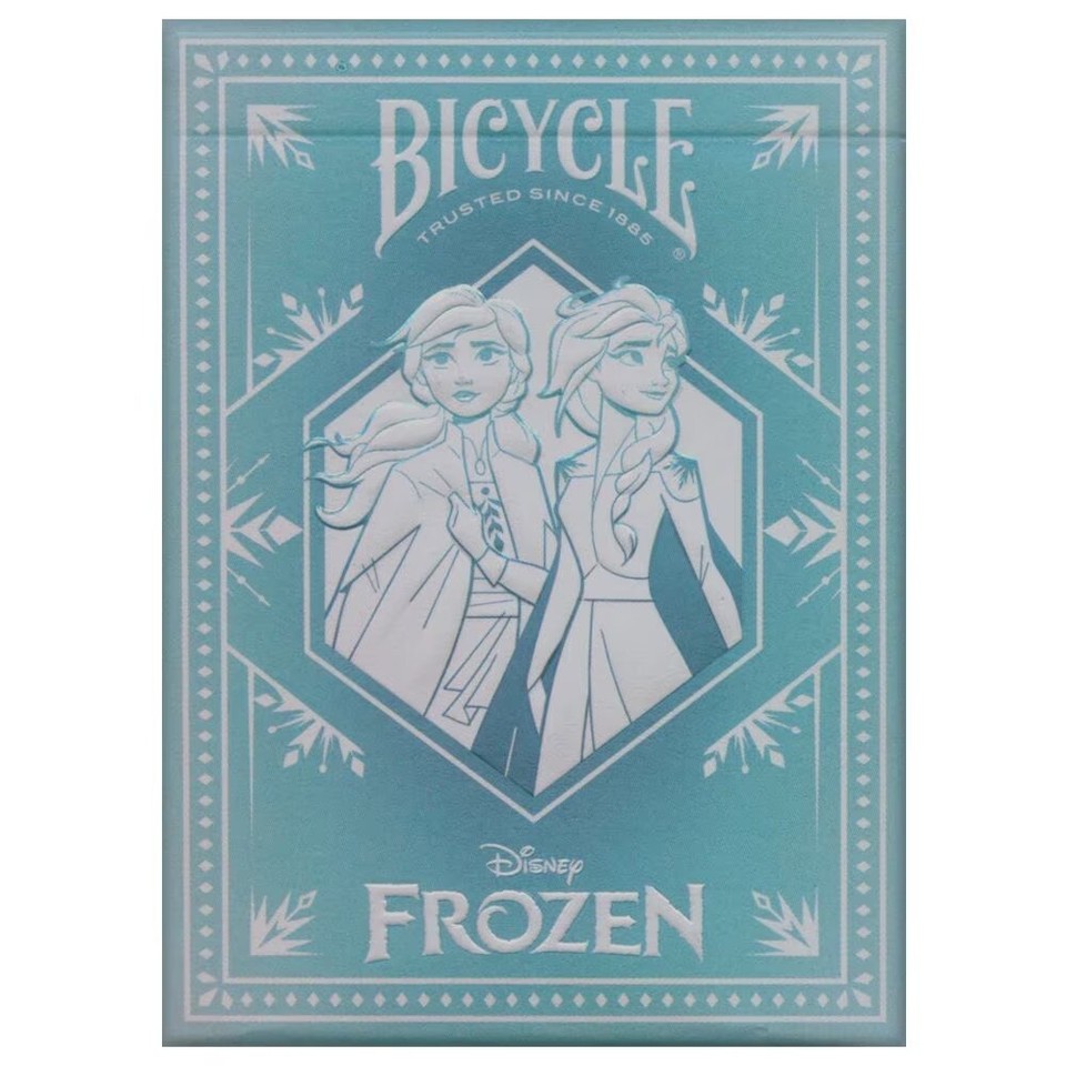 Bicycle Frozen Playing Cards Deck Disney Original Poker Size Blue ...