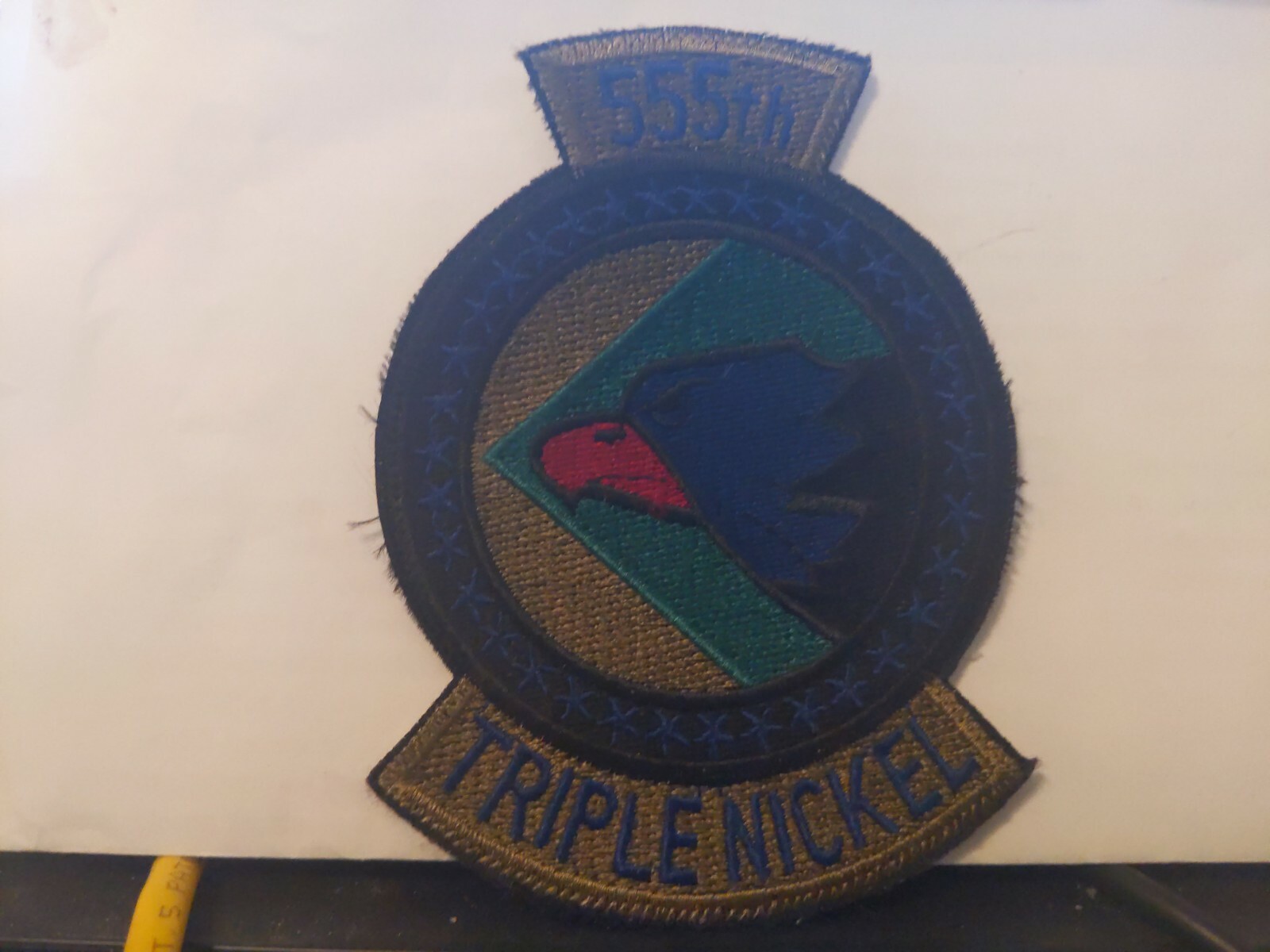 USAF 555TH TACTICAL FIGHTER SQUADRON PATCH 4 1/2 X 3 1/4 INCHES | eBay