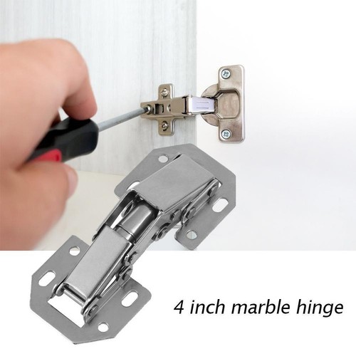 Bridge Shaped Spring Cabinet Closet Hinges No Drilling Hole Furniture ...