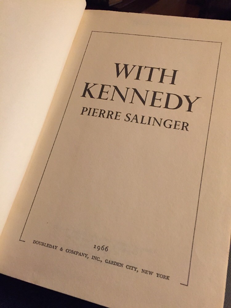 "With Kennedy" by Pierre Salinger (1966) Hardcover, no DJ | eBay