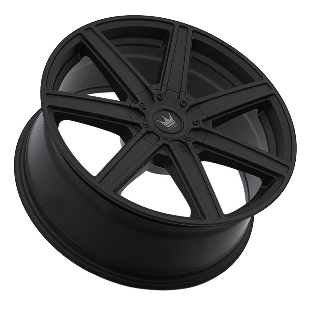 MAZZI Laguna 376 Rim 22X8.5 5X112/5X120 Offset 38 Matte Black (Quantity ...