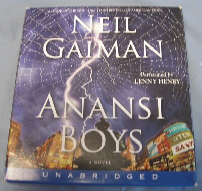 HARPER AUDIO Audiobook ~ANANSI BOYS - NEIL GAIMAN/LENNY HENRY | eBay ...