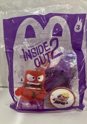 McDonald's Disney Pixar - Inside Out 2 - [ANGER] #3 - Happy Meal Toy ...