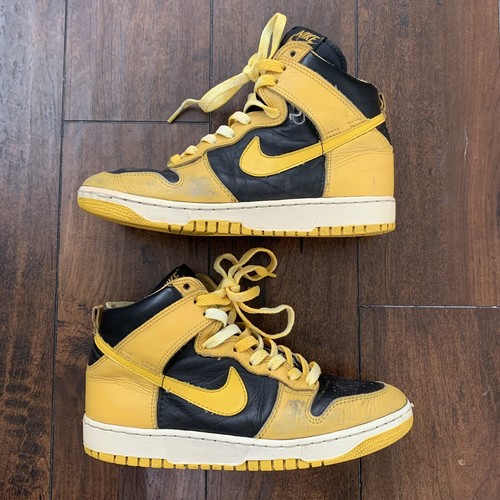 Nike 1985 Dunk Goldenrod Chicago Yellow Black Rare Vintage 85 Air ...