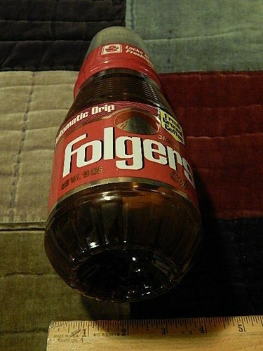 Folgers (1989) Automatic Drip Coffee *Empty* Plastic Container ~ (10 ...