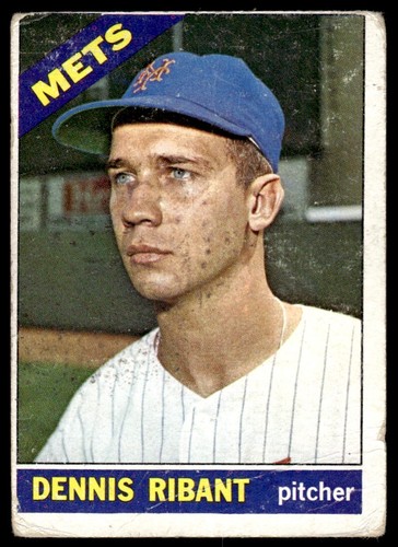 1966 Topps Dennis Ribant _ _ New York Mets #241 | eBay