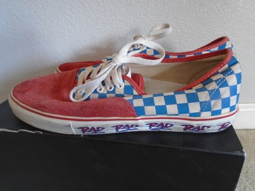 Vans Rad authentic 11.5 red checkerboard suede syndicate vault jmc ...