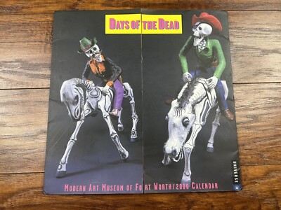Vintage Days Of The Dead Calendar Modern Art Museum Of For Worth | eBay