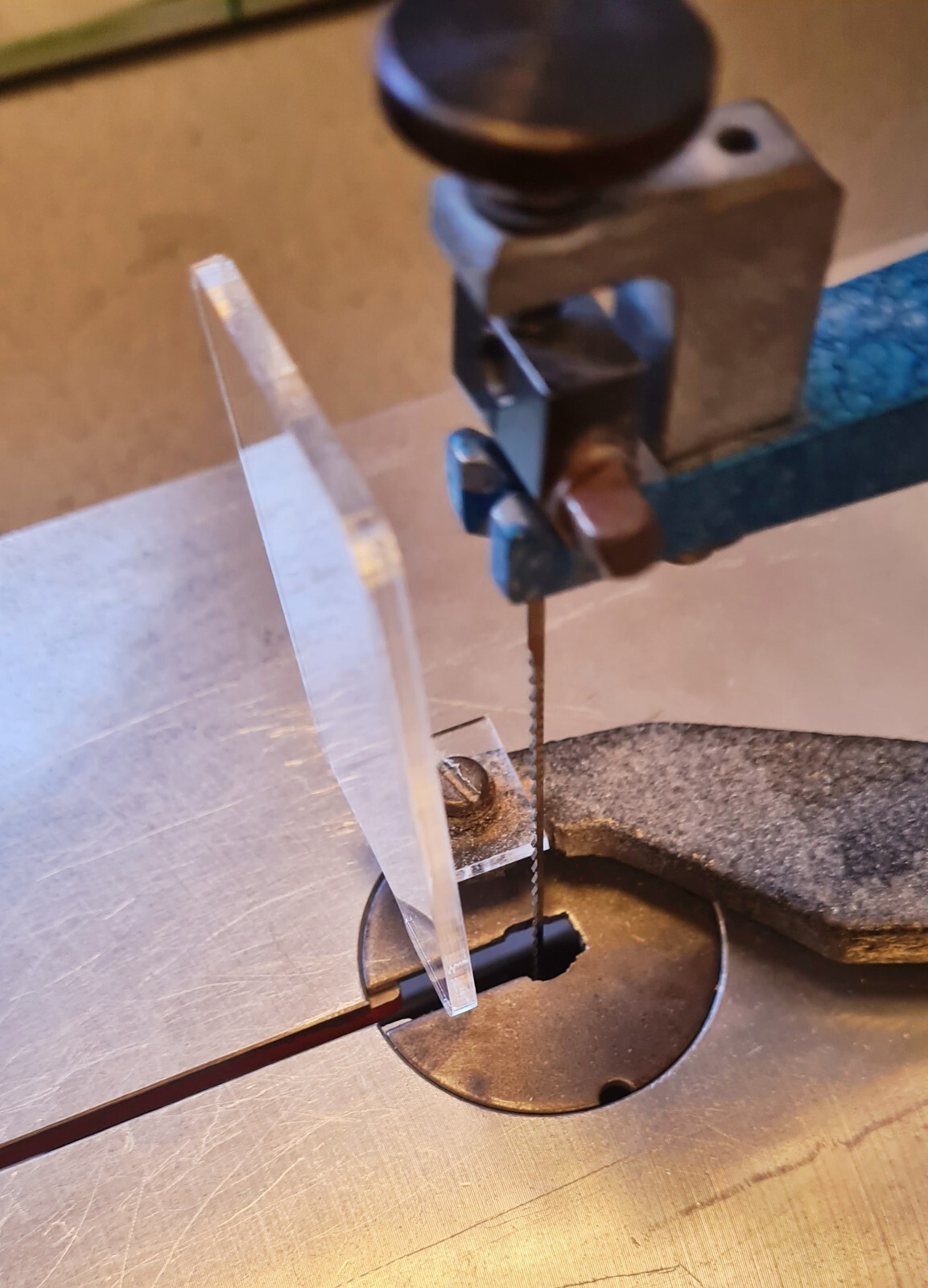 Hegner Scroll Saw Replacement Plastic Guard Blade Guard Fits On Hold ...