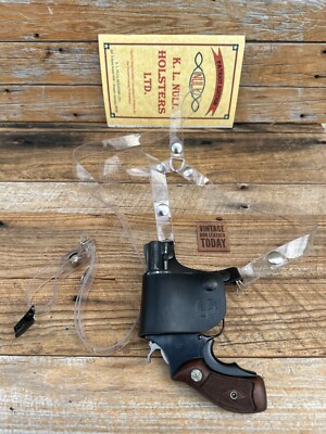 K.L. Null SMZ Upside Down Shoulder Holster For S&W J Colt Revolver w ...
