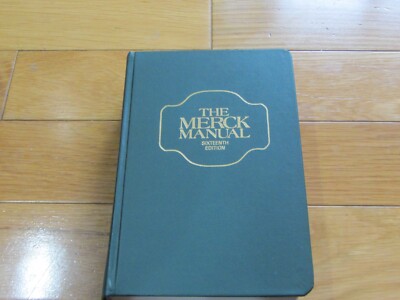 The Merck Manual! 16th Edition! Hardcover! MINT & COOL! Be Your Own ...