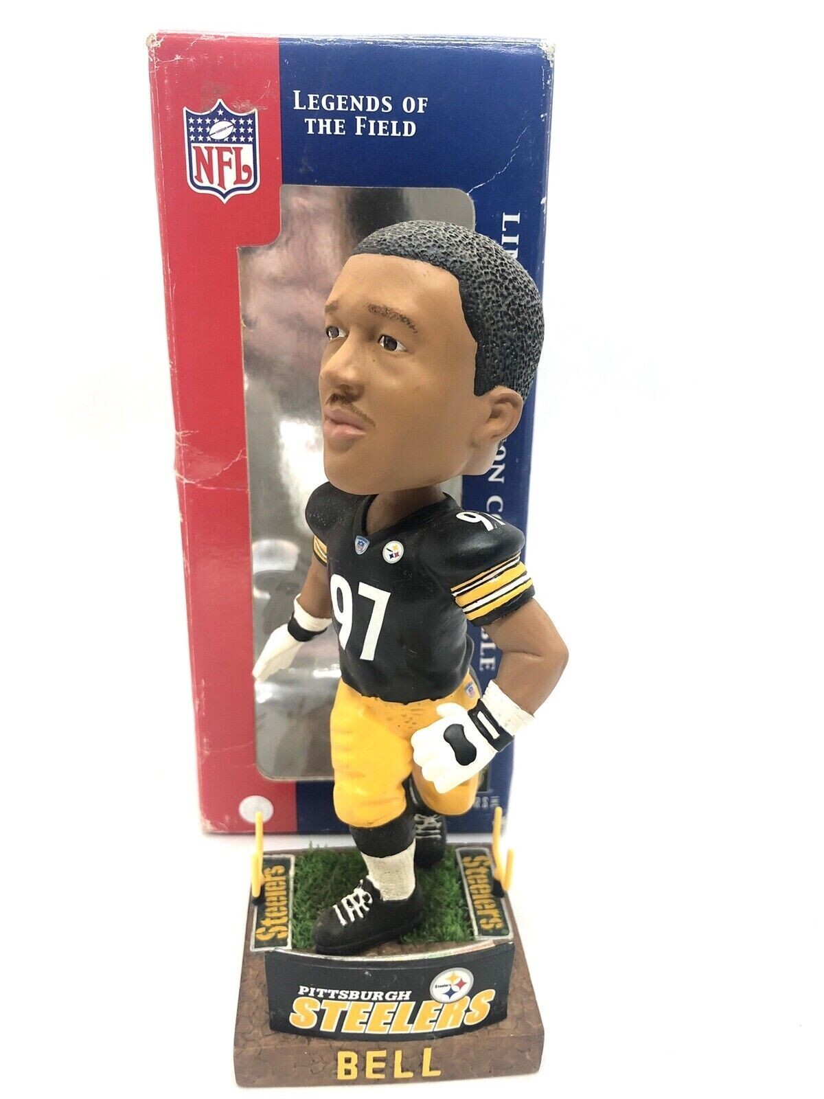Kendrell Bell Pittsburgh Steelers Legends Field Bobble STEELERS BOBBLE ...