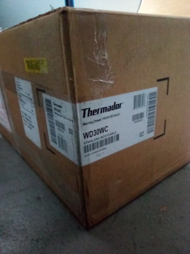 Thermador WD30WC 30" Stainless 2.2 Cu. Ft. Warming Drawer NOB #131667 ...