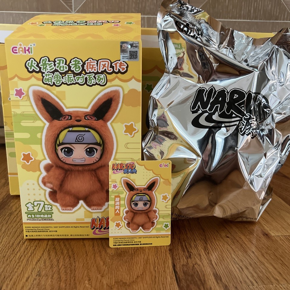 Naruto - TOP TOY Naruto Beast Party Plush Blind Box Confirmed Figure ...