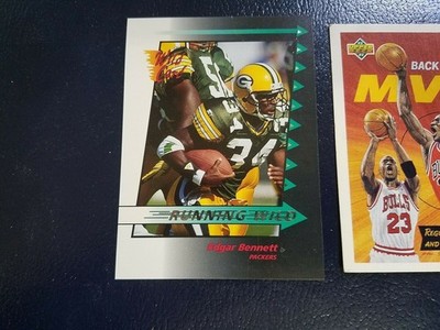 Edgar Bennett Green Bay Packers NFL 1992 Wild Card Running WILD ...