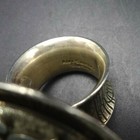 Alex Sanchez NAVAJO Sterling Silver WEBBED TURQUOISE Petroglyph RING ...