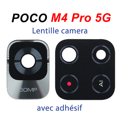 Vitre appareil photo lentille caméra Arrière XIAOMI Poco M4 Pro 5G lens ...