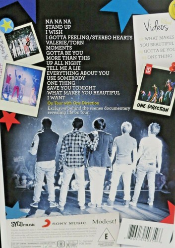 One Direction: Up All Night - The Live Tour (DVD, 2012) for sale online ...