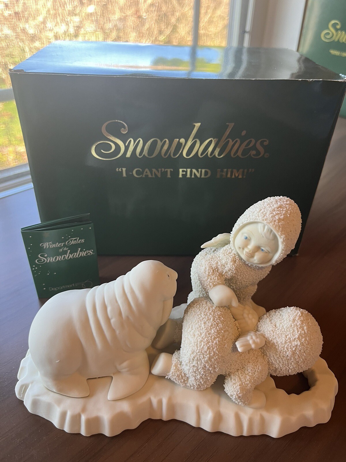 Department 56 Snowbabies Figurine "I CAN'T FIND HIM" 1995 (RETIRED 1998 ...