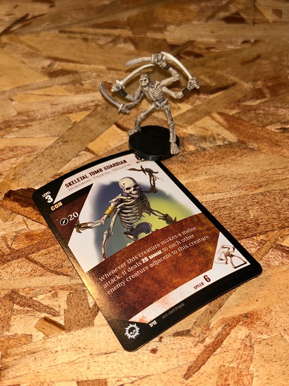 Miniatures Dungeon Command Curse of Undeath Skeletal Tomb Guardian #7/ ...