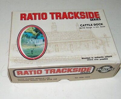 OO/HO Gauge 4mm SCALE PLASTIC RATIO MODELS,TRACKSIDE SERIES Cattle Dock ...
