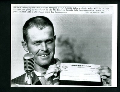 Bobby Nichols wins Houston Classic Golf Tournament 1965 Press Photo ...