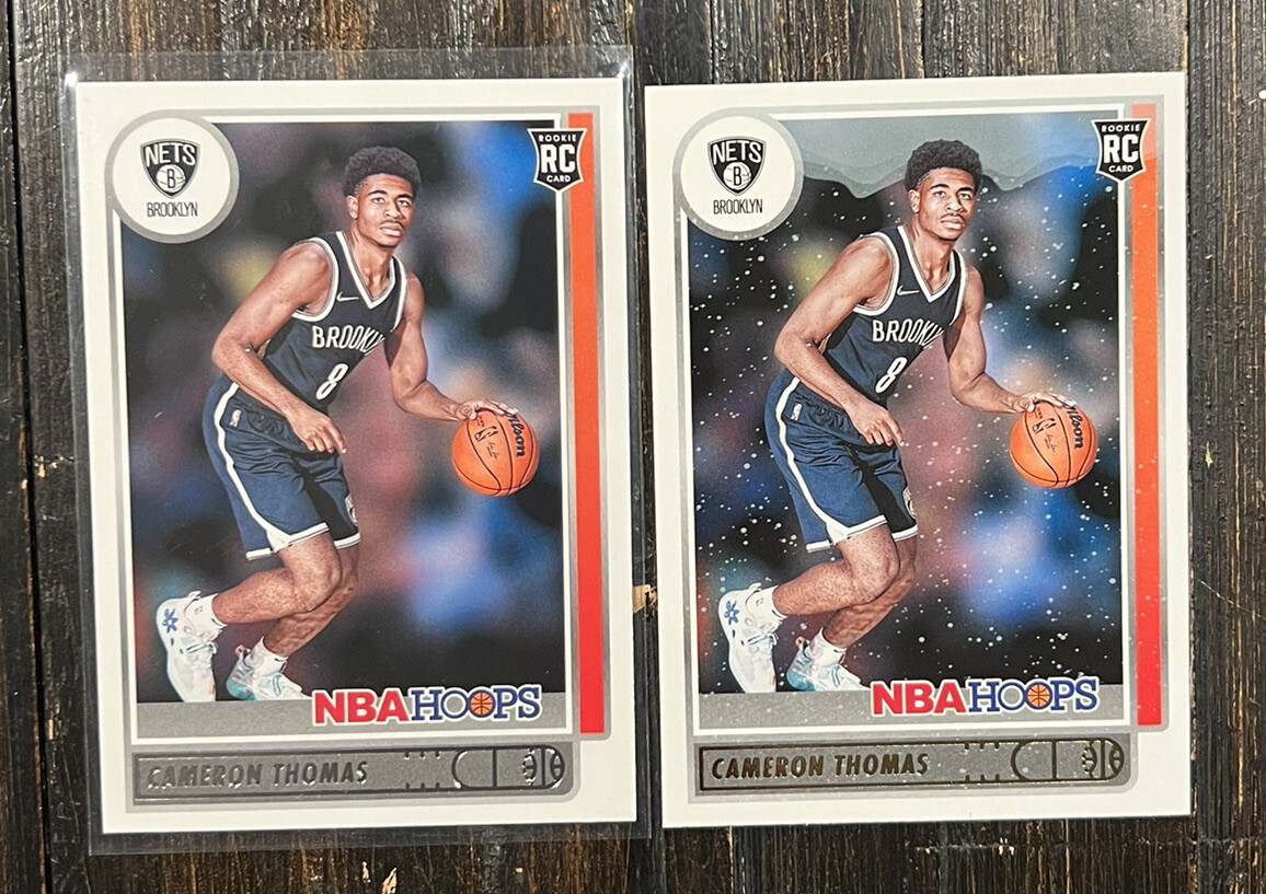 2021-22 Panini NBA Hoops Cameron Thomas Base/Winter Rookie RC #231 ...
