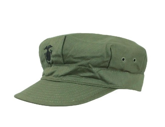 WW2 Military P44 USMC Marine Corps HBT Cap Hat -all Sizes | eBay