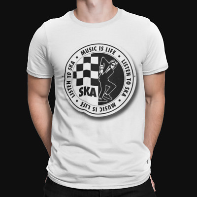 SKA ROUND LOGO T-Shirt -Ska 2 Tone The Specials Madness Retro Music ...