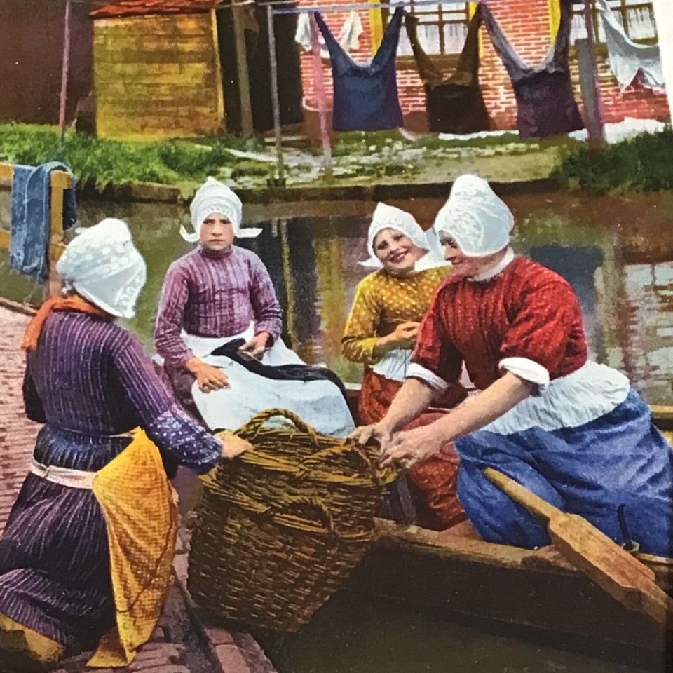 Volendam Holland Netherlands Dutch Girls People Vintage Postcard Lot Of ...