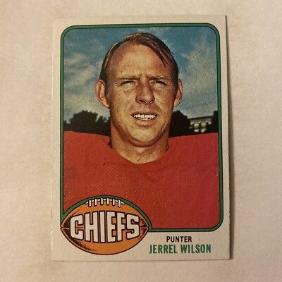 1976 Topps Football Jerrel Wilson Kansas City Chiefs Card #248 | eBay