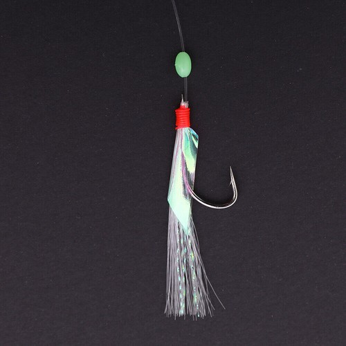 10 pack Sabiki Mackerel Lures Bait Feathers Rigs Pollack Cod Sea ...