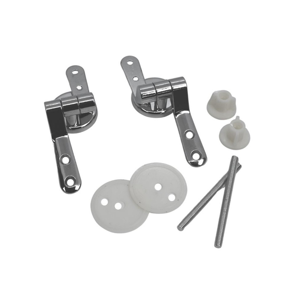 Toilet Seat Hinges Spare Universal Silver /gold Replacement | eBay UK