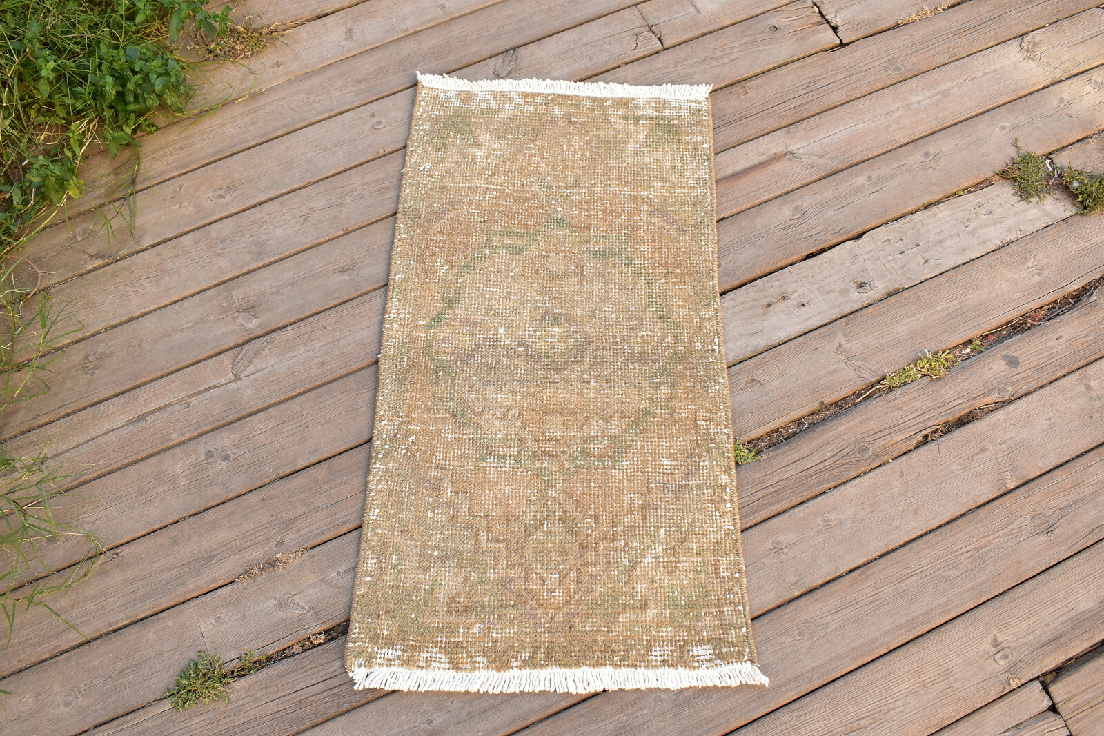 Turkish Carpet Hand Knotted 1x2 Size Doormat Chair Multi Color 42x78cm ...