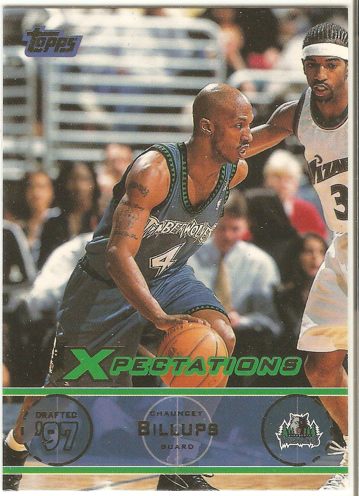 Chauncey Billups Topps Xpectations 01-02 #22 Timberwolves Detroit ...