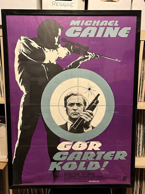 GET CARTER ‘Gor Carter Kold’ DENMARK Original Movie Poster 33” X 23 ...