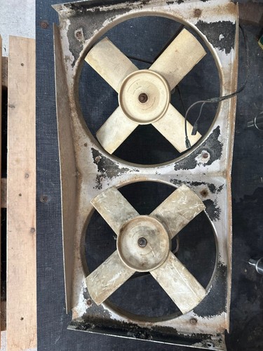 Jaguar XKE E Type Dual Cooling Fans with Shroud OEM Series 1.5-2 | eBay