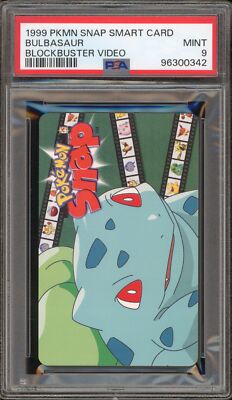 1999 Pokemon Blockbuster Bulbasaur Snap Smart Card PSA 9 Mint | eBay