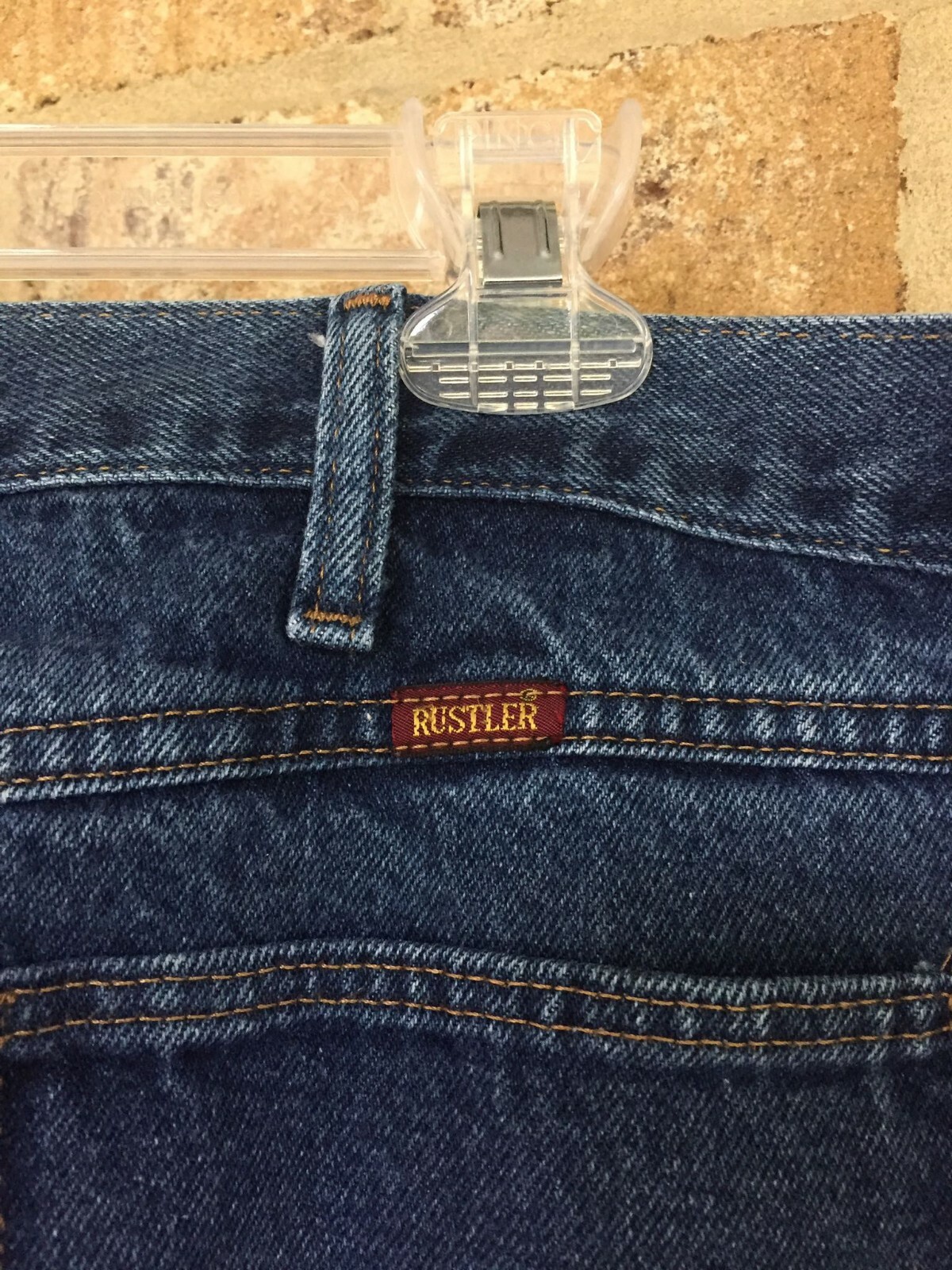 Rustler Men's Blue Denim Jeans Size 46x30 100% Cotton RN# 130273 | eBay
