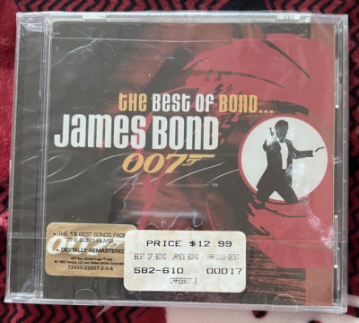 SEALED THE BEST OF BOND...JAMES BOND 007 SOUNDTRACK CD 1999 CAPITOL ...