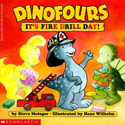Dinofours: It's Fire Drill Day! - Paperback By Metzger, Steve - GOOD ...